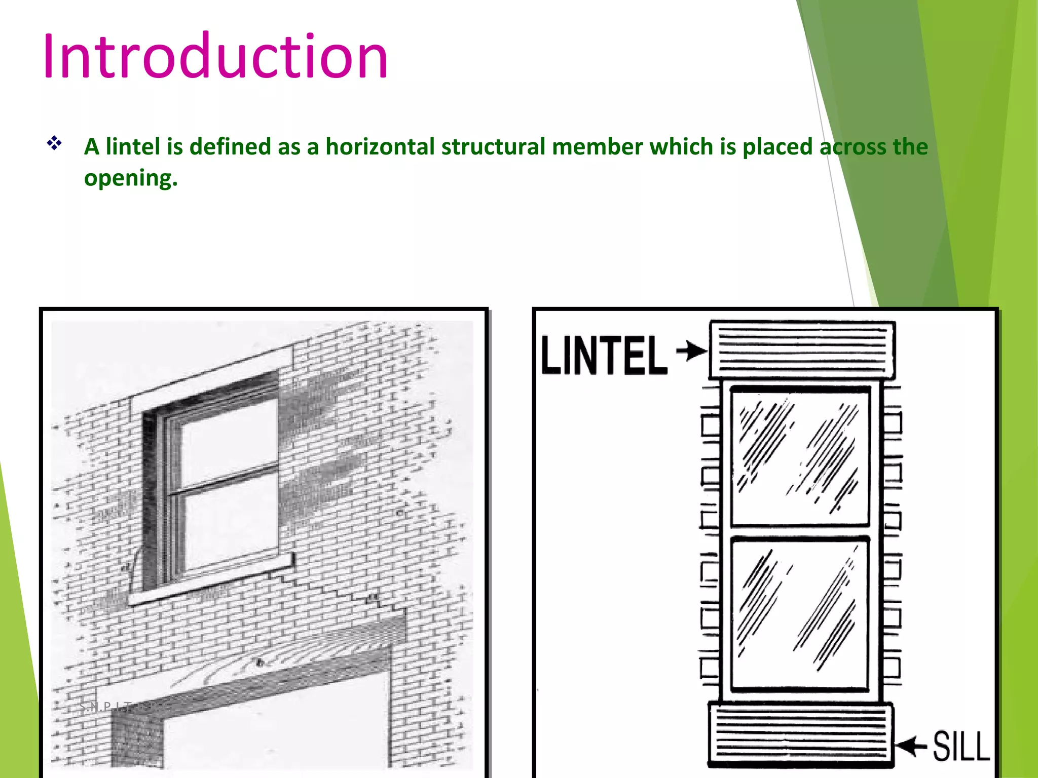lintel and arches for building construction | PPT