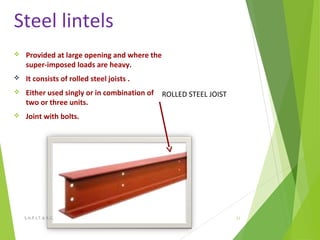 lintel and arches for building construction | PPT
