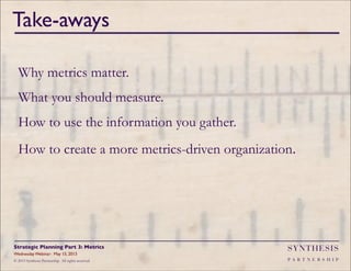 Effective Strategic Planning part 3: Measure, Monitor, Report | PPT