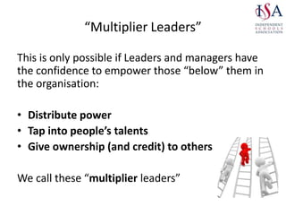 Multiplier leadership | PPTX