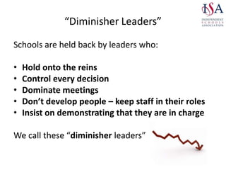 Multiplier leadership | PPTX