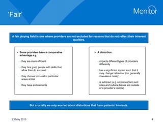 Tom Youldon: Creating a fair playing field | PPT