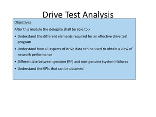 wcdma-drive-test-analysis-ppt-libre | PPT