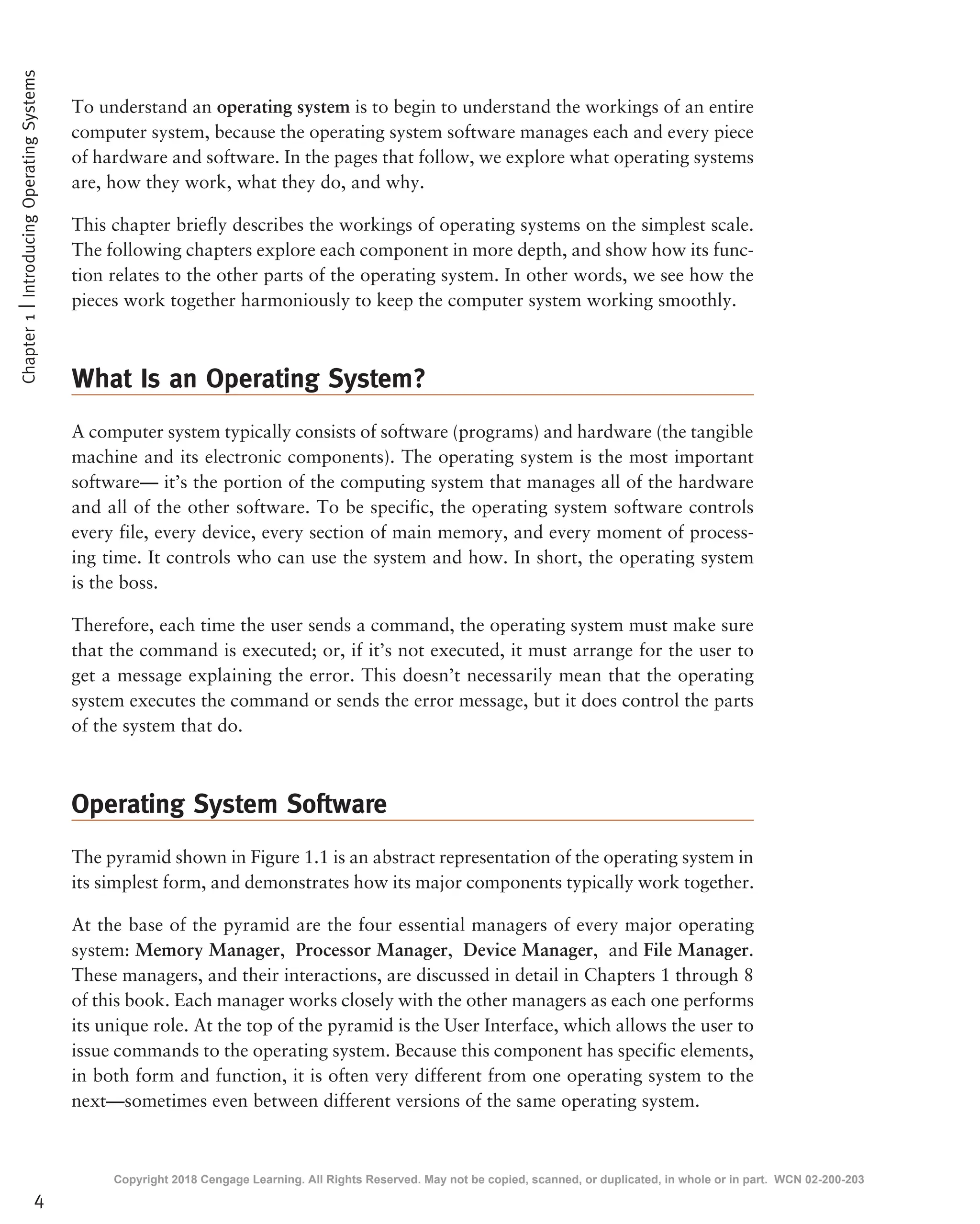 Understanding Operating Systems 8th Edition | PDF