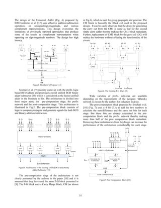 A High performance unified BCD adder/Subtractor | PDF