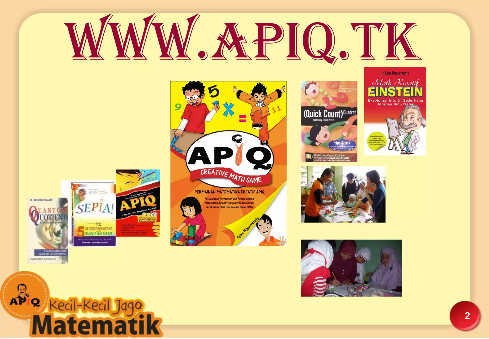 Pintar Matematika bersama APIQ | PDF