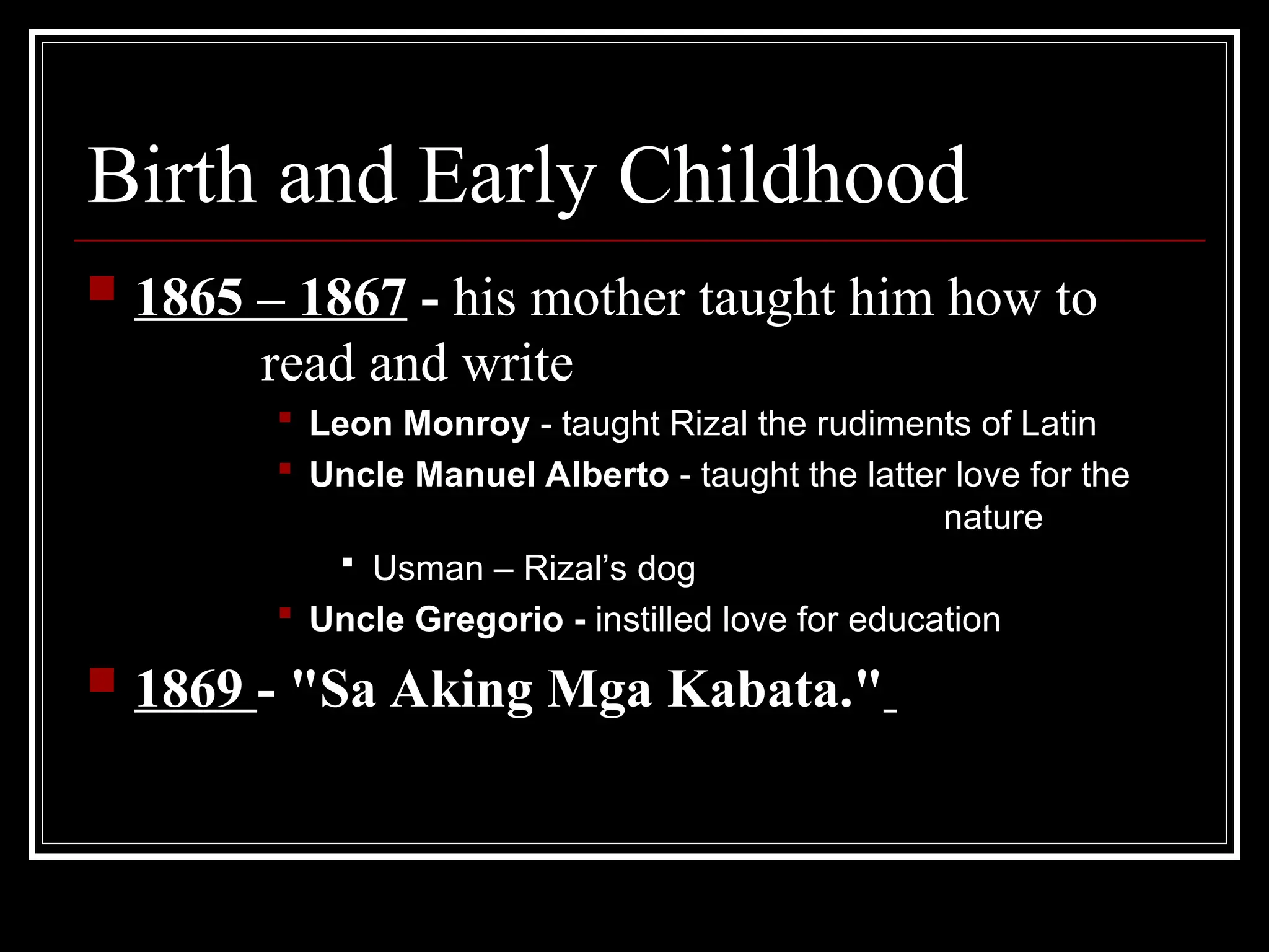 the life of jose rizal presentation .pptx