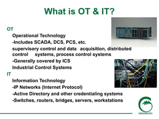 Operational Technology Vs Information Ppt