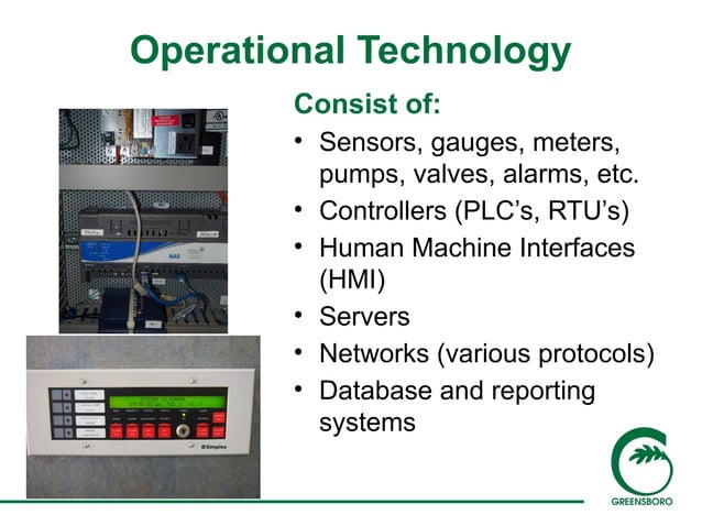 Operational Technology Vs Information Ppt