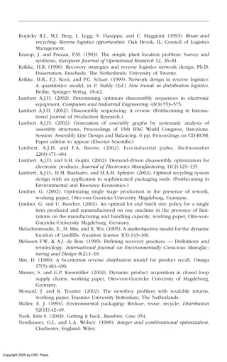 Introduction To Management Of Reverse Logistics And Closed Loop Supply ...