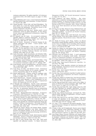 A Brief Review of Nature-Inspired Algorithms for Optimization | PDF