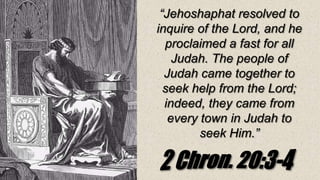 130707 the battle is the lord's 2 chronicles 20 abridged | PPTX