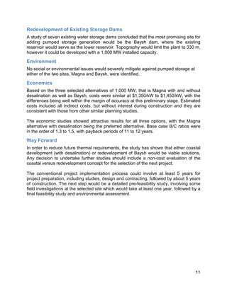 Pre-Feasibility Study of a 1000 MW Pumped Storage Plant in Saudi Arabia ...
