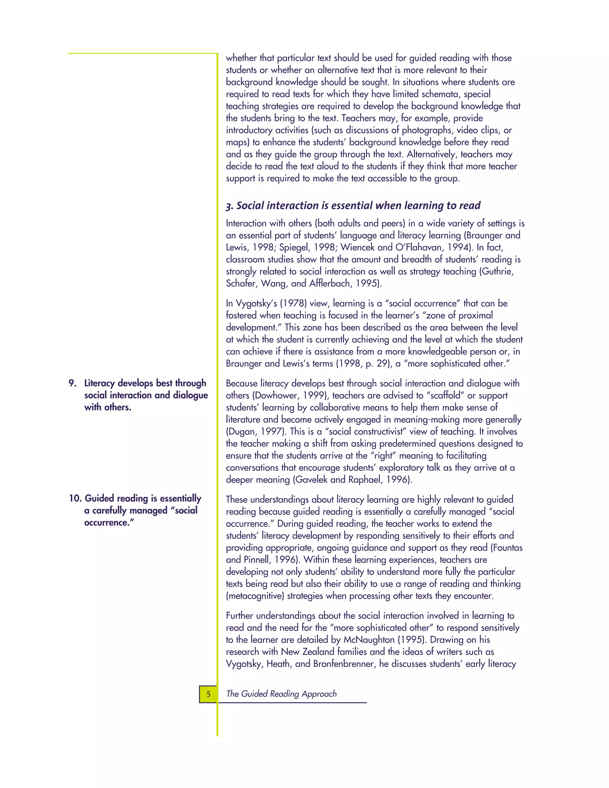 The Guided Reading Approach | PDF