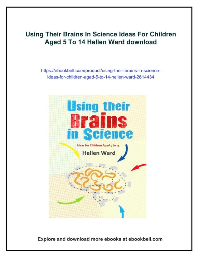 Using Their Brains In Science Ideas For Children Aged 5 To 14 Hellen ...
