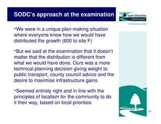 Thame Neighbourhood Plan and its relationship with the adopted South ...