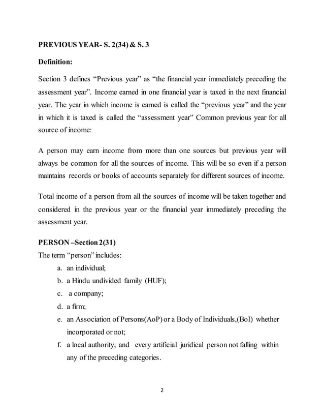 BASIC CONCEPTS OF INCOME TAX | PDF