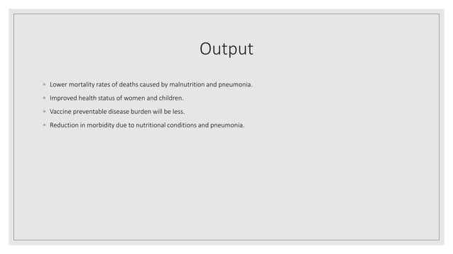 Child Mortality Assignment Ppt