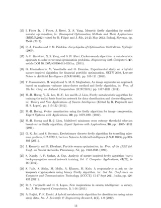 Firefly Algorithm: Recent Advances and Applications | PDF