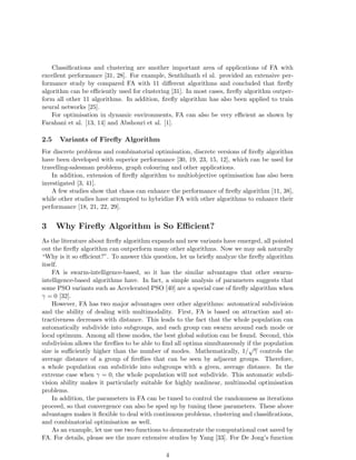 Firefly Algorithm: Recent Advances and Applications | PDF