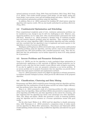 Bat Algorithm: Literature Review and Applications | PDF