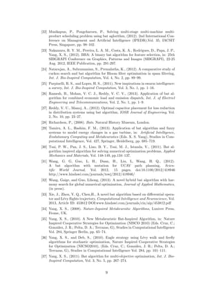 Bat Algorithm: Literature Review and Applications | PDF