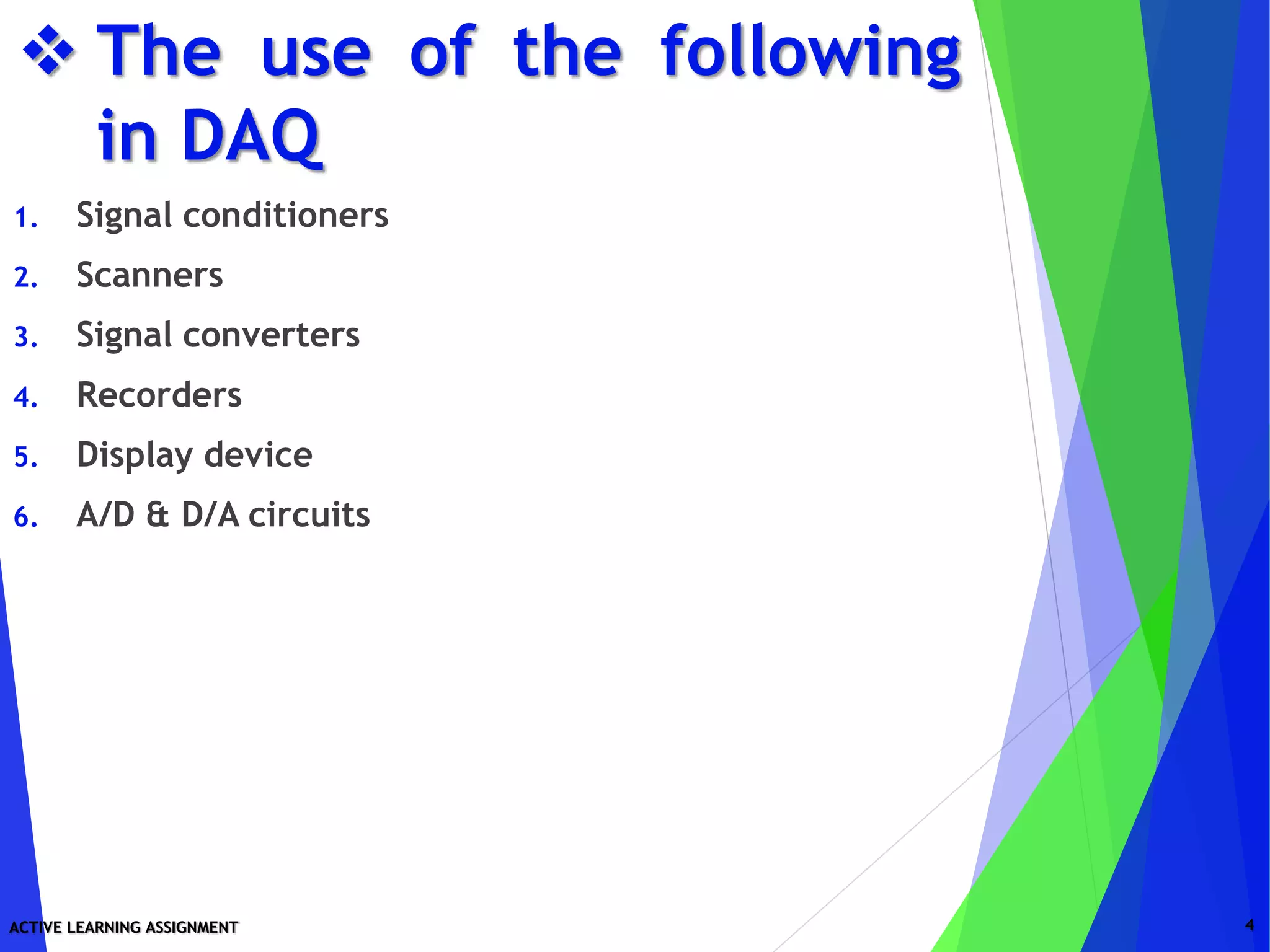 INDUSTRIAL INSTRUMENTATION. digital data acquisition systems & control ...
