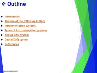 INDUSTRIAL INSTRUMENTATION. digital data acquisition systems & control ...