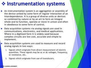 INDUSTRIAL INSTRUMENTATION. digital data acquisition systems & control ...