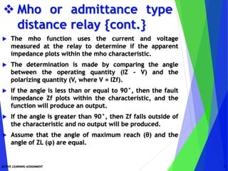 SWITCH GEAR AND PROTECTION. distance protection of transmission lines ...