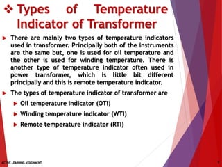 DESIGN OF DC MACHINES AND TRANSFORMER. various protective and ...