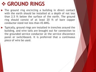 POWER QUALITY AND MANAGEMENT. EARTH GROUND GRID SYSTEM AND POWER GROUND ...