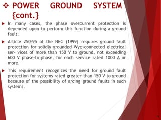 POWER QUALITY AND MANAGEMENT. EARTH GROUND GRID SYSTEM AND POWER GROUND ...