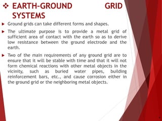 POWER QUALITY AND MANAGEMENT. EARTH GROUND GRID SYSTEM AND POWER GROUND ...