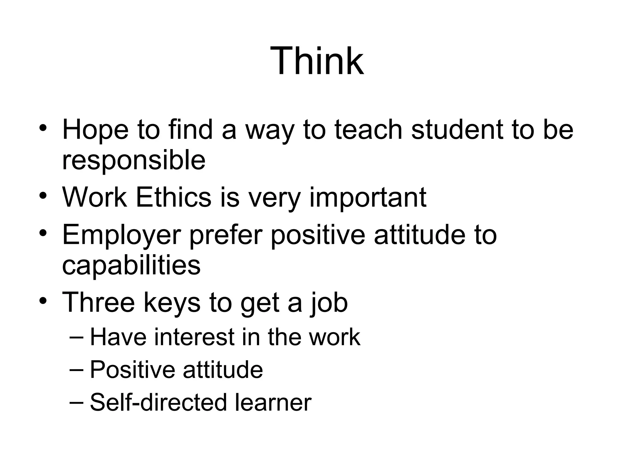 130805 assignment job facilitor | PPT | Free Download