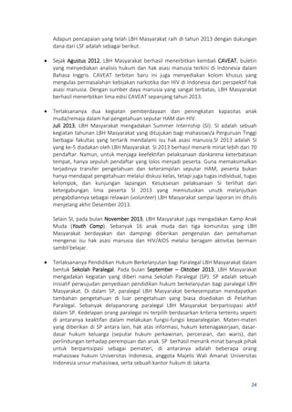 Laporan Tahunan LBH Masyarakat Tahun Kerja 2013 | PDF