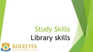 Library Skills | PDF