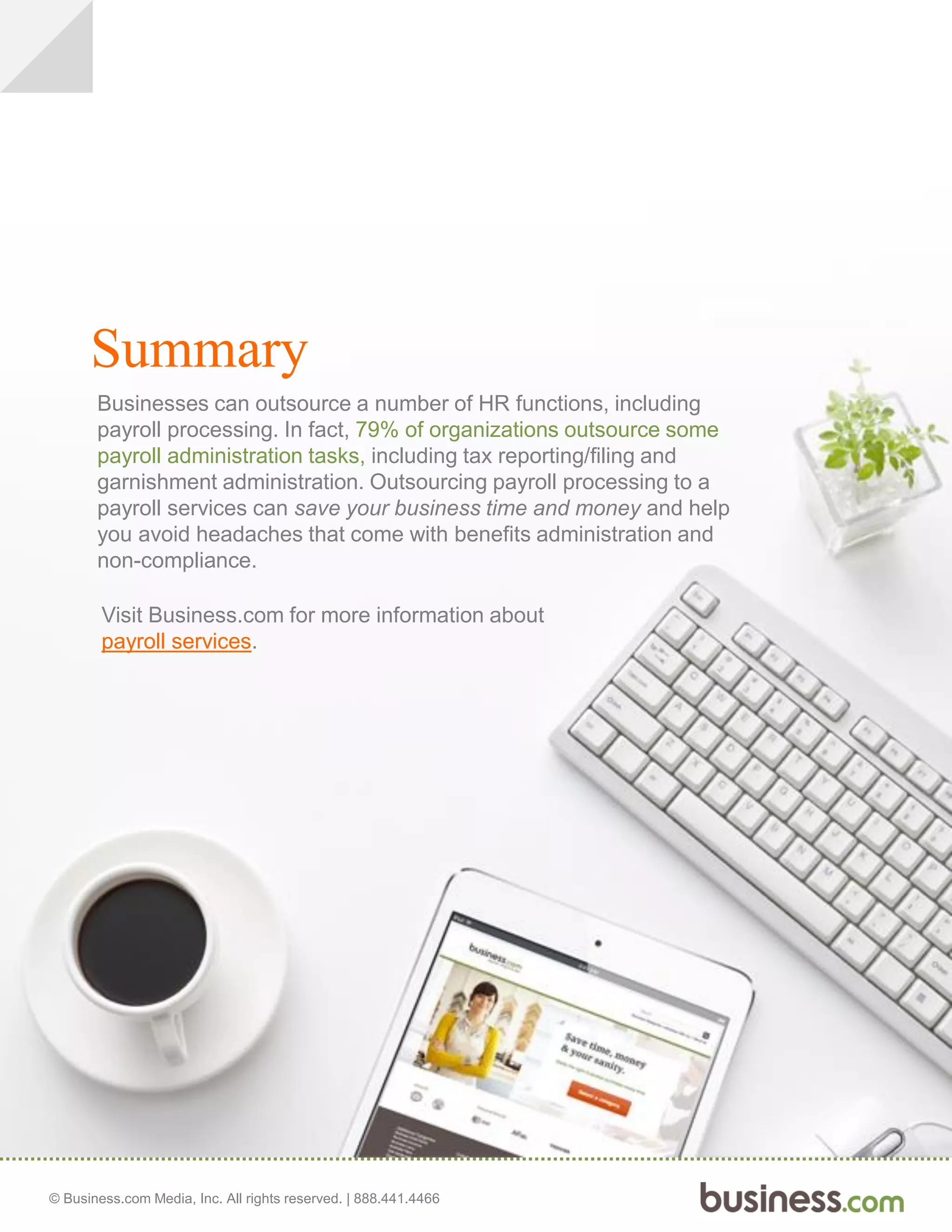 Solving Payroll Problems With The New Employee Management System- Business.com Guide | PDF