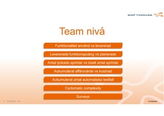 Mäta Lean/Agile organisationer @ Softhouse frukostseminarium 2013-08-26 | PPT
