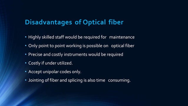 Introduction of Optical Fiber Communication System | PPTX | Physics ...