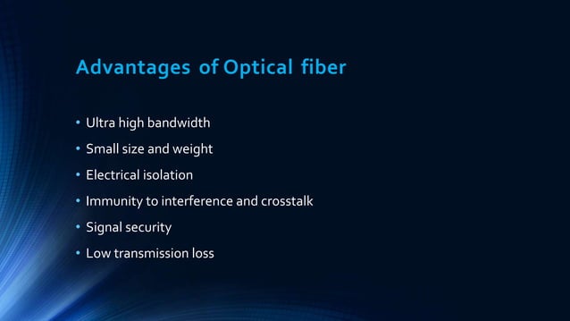 Introduction of Optical Fiber Communication System | PPTX | Physics ...