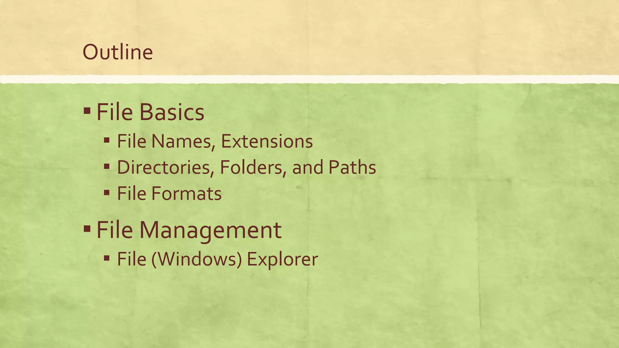File management | PPT