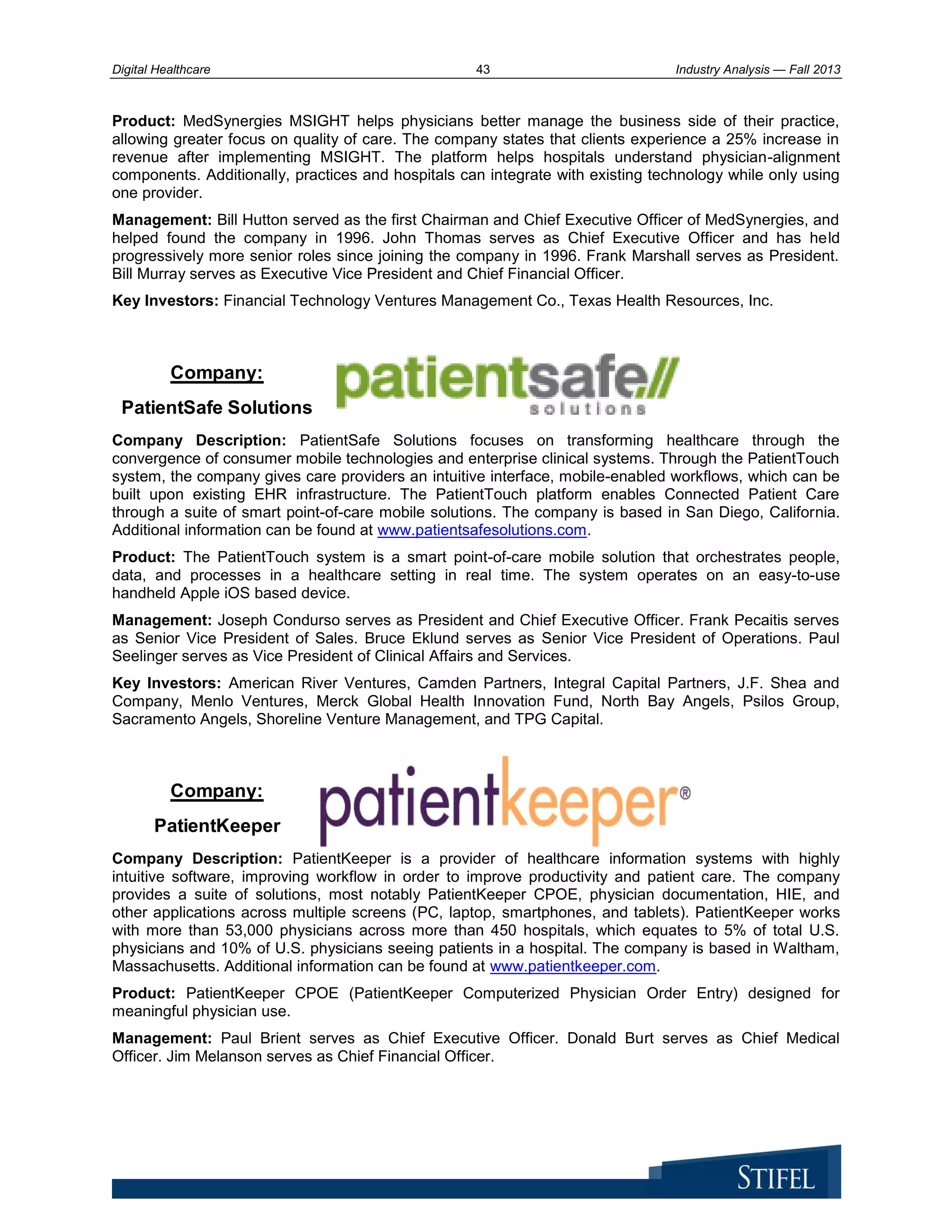 The Digital Healthcare Roadmap | PDF