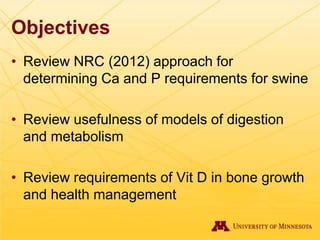 Dr. Pedro Urriola - Pig Nutritional Requirements for Calcium ...