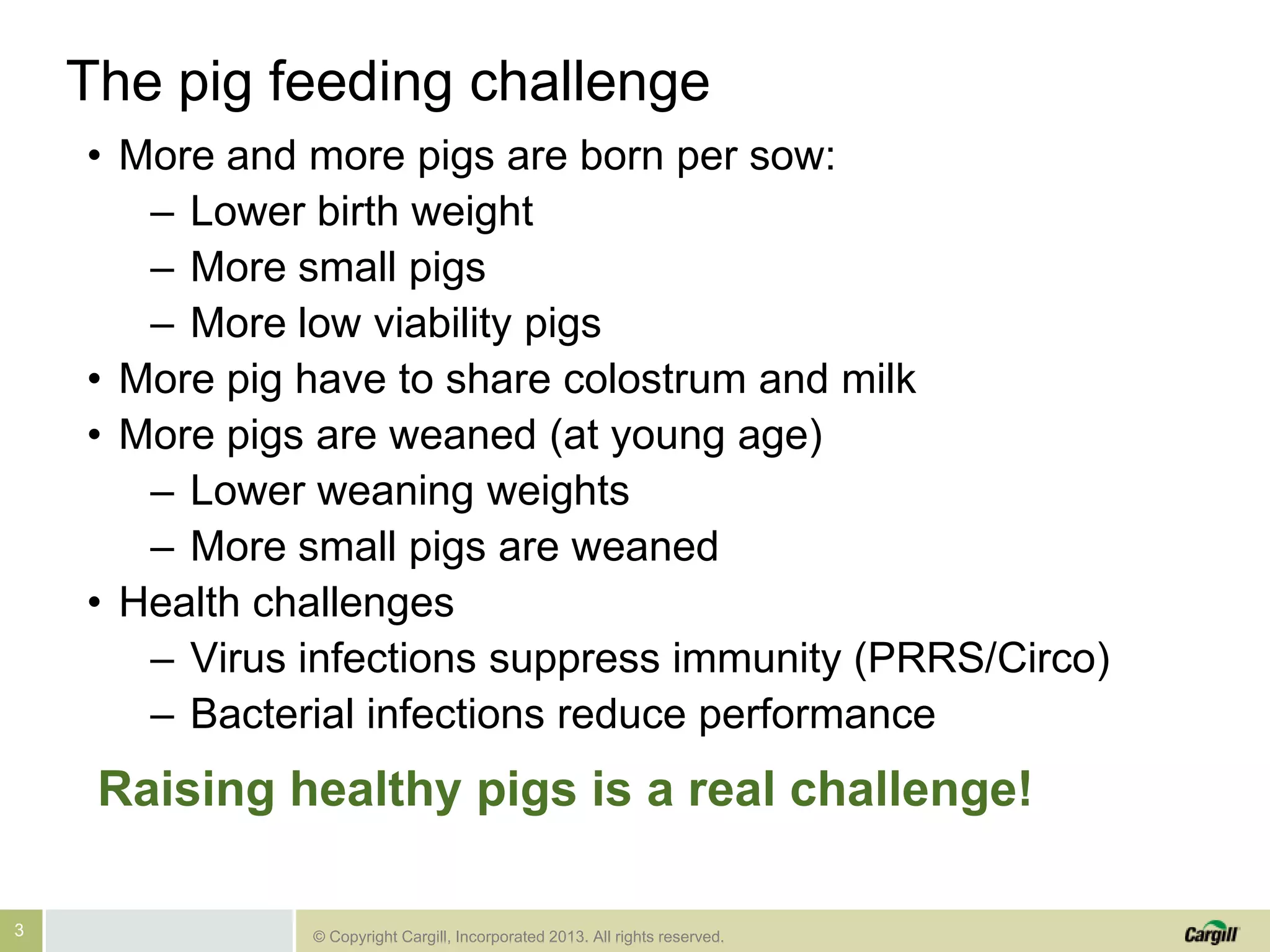 Dr. Don Giesting - Feeding options to fit pig health | PPTX