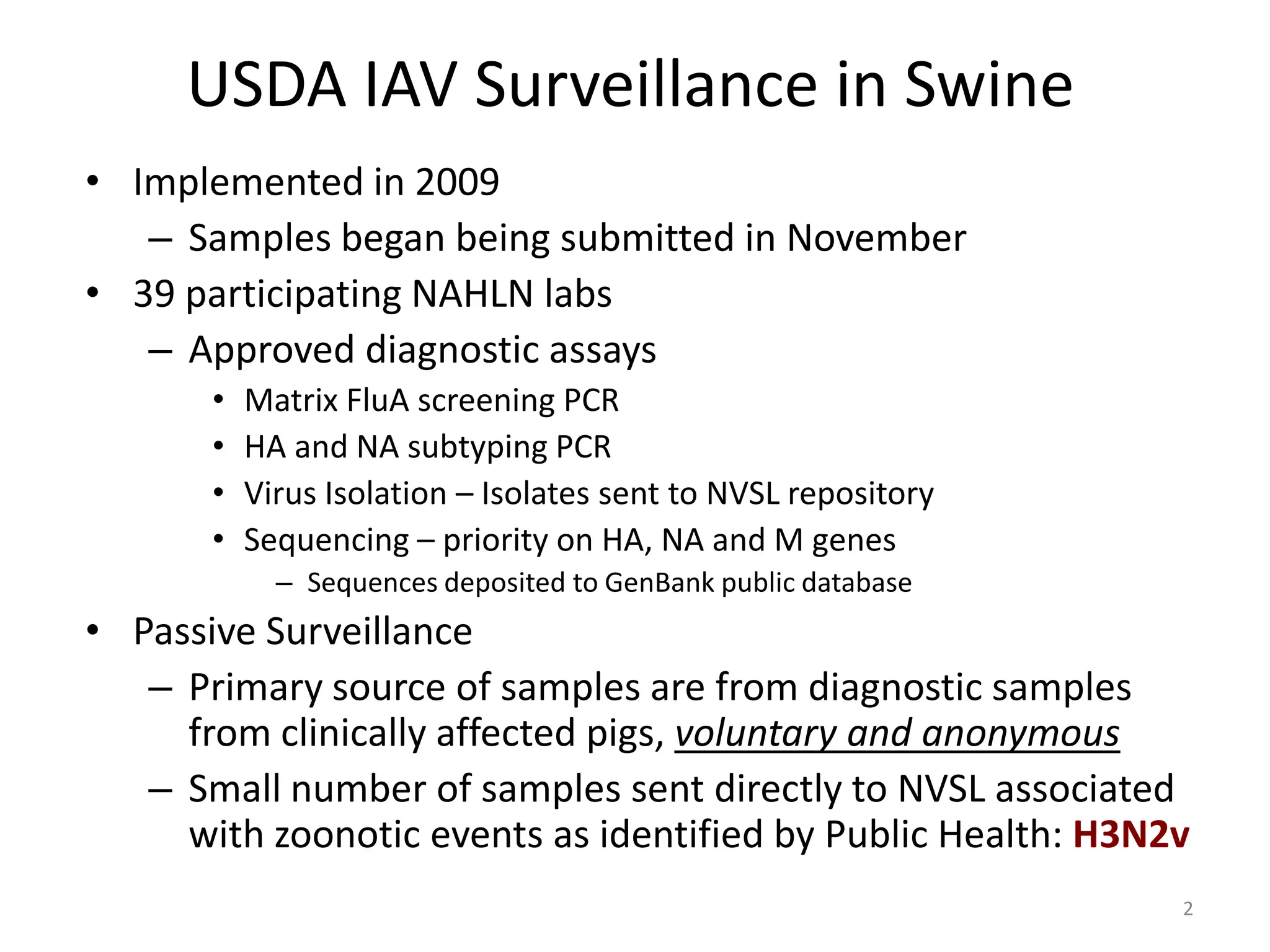 Dr. Amy Vincent - H3N2 influenza A virus in swine and the human-animal ...