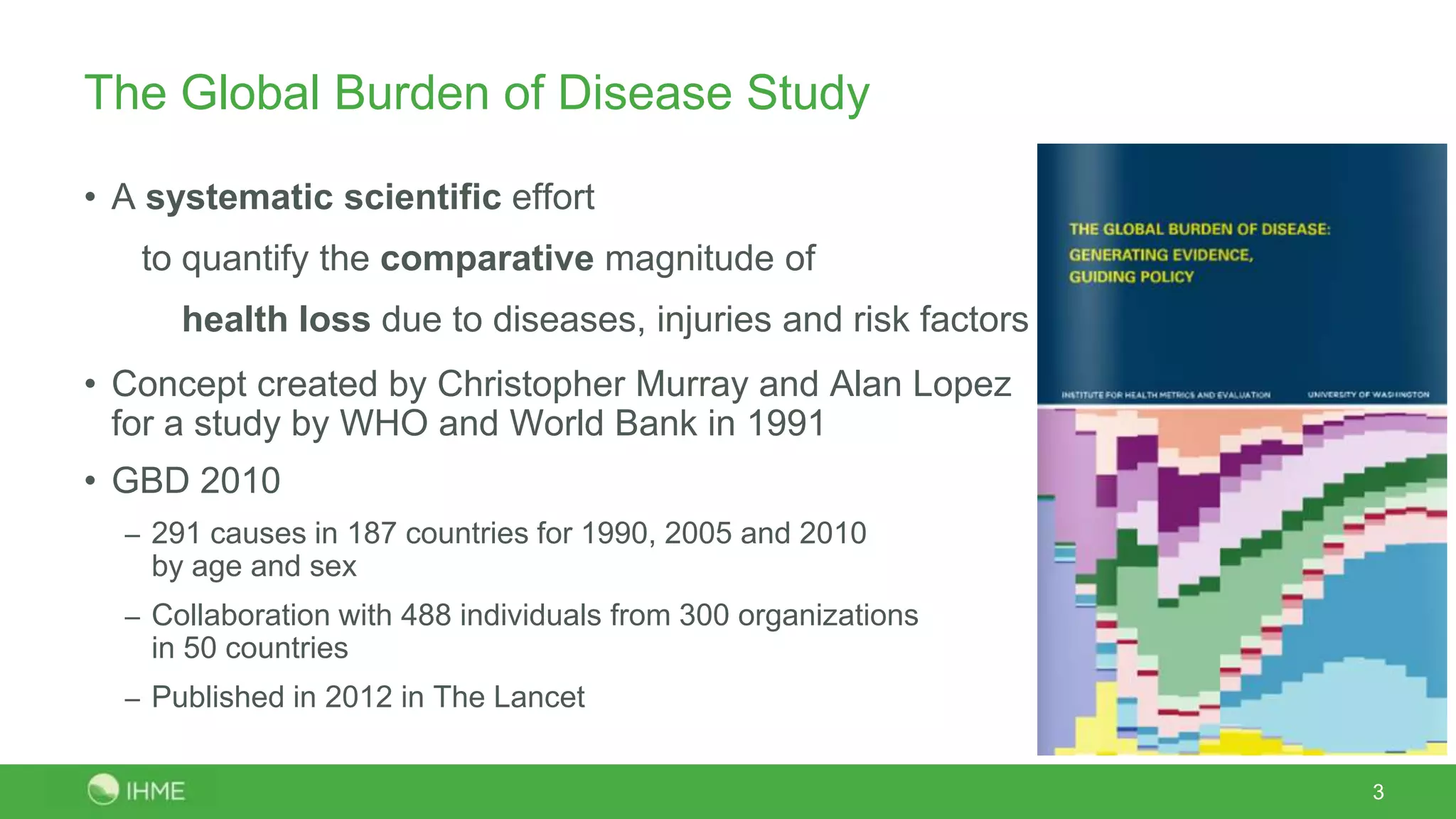 Global Burden of Disease - Big Data in Global Health | PPTX