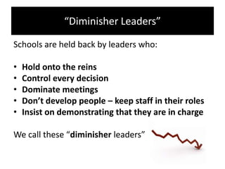 Developing your staff the Multipliers way. | PPTX