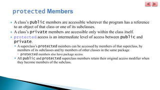 Inheritance in java | PPTX