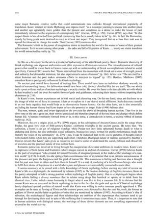 Dialogical Odes by John Keats: Mythologically Revisited | PDF